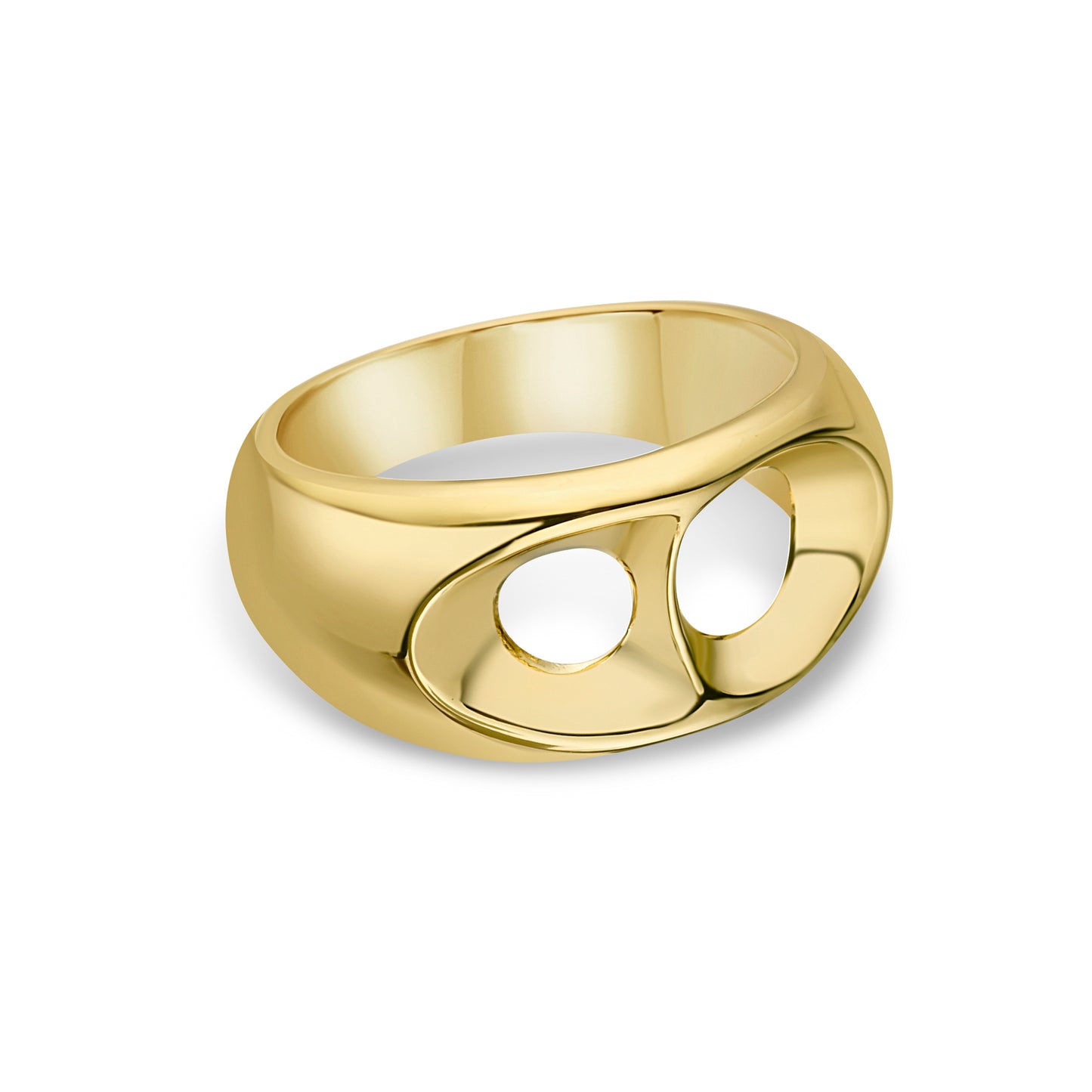 Luna Drop Ring Gold – NIMANY Studio