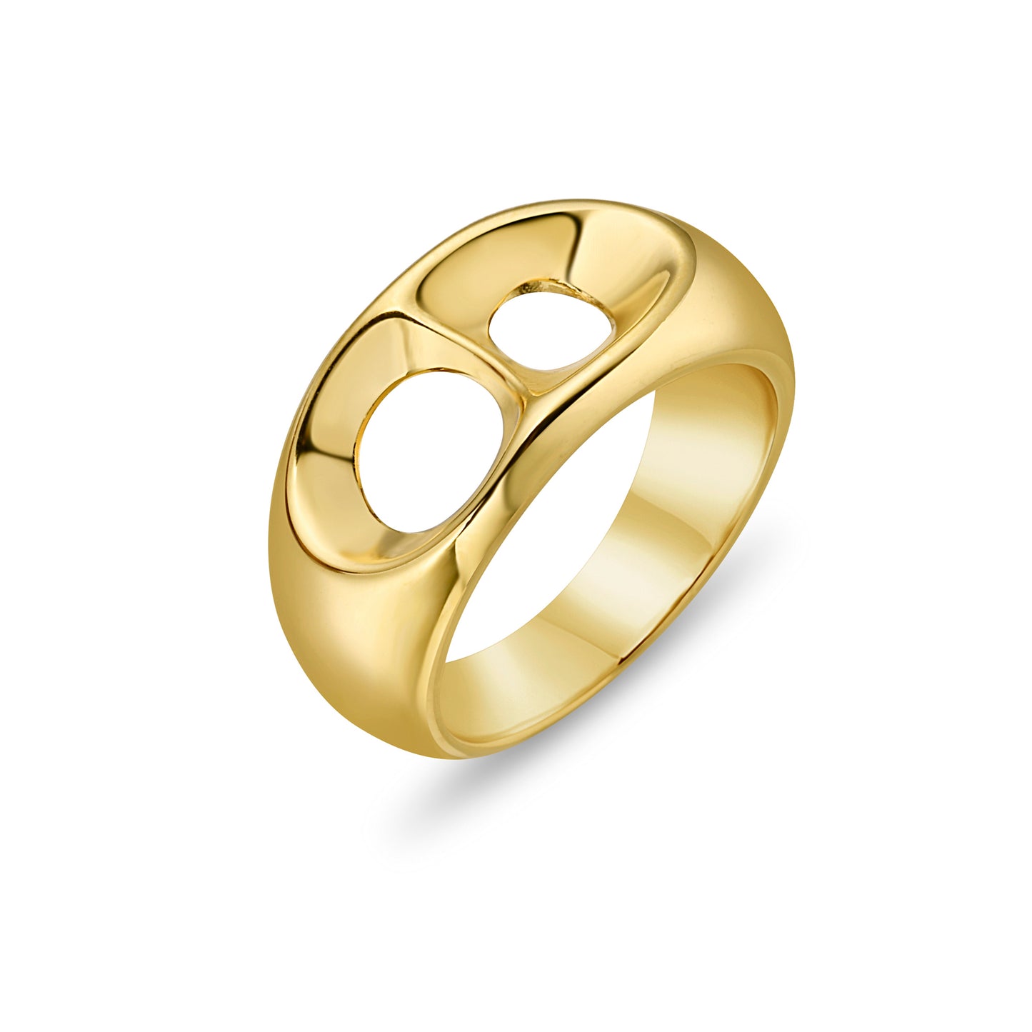 Luna Drop Ring Gold – NIMANY Studio