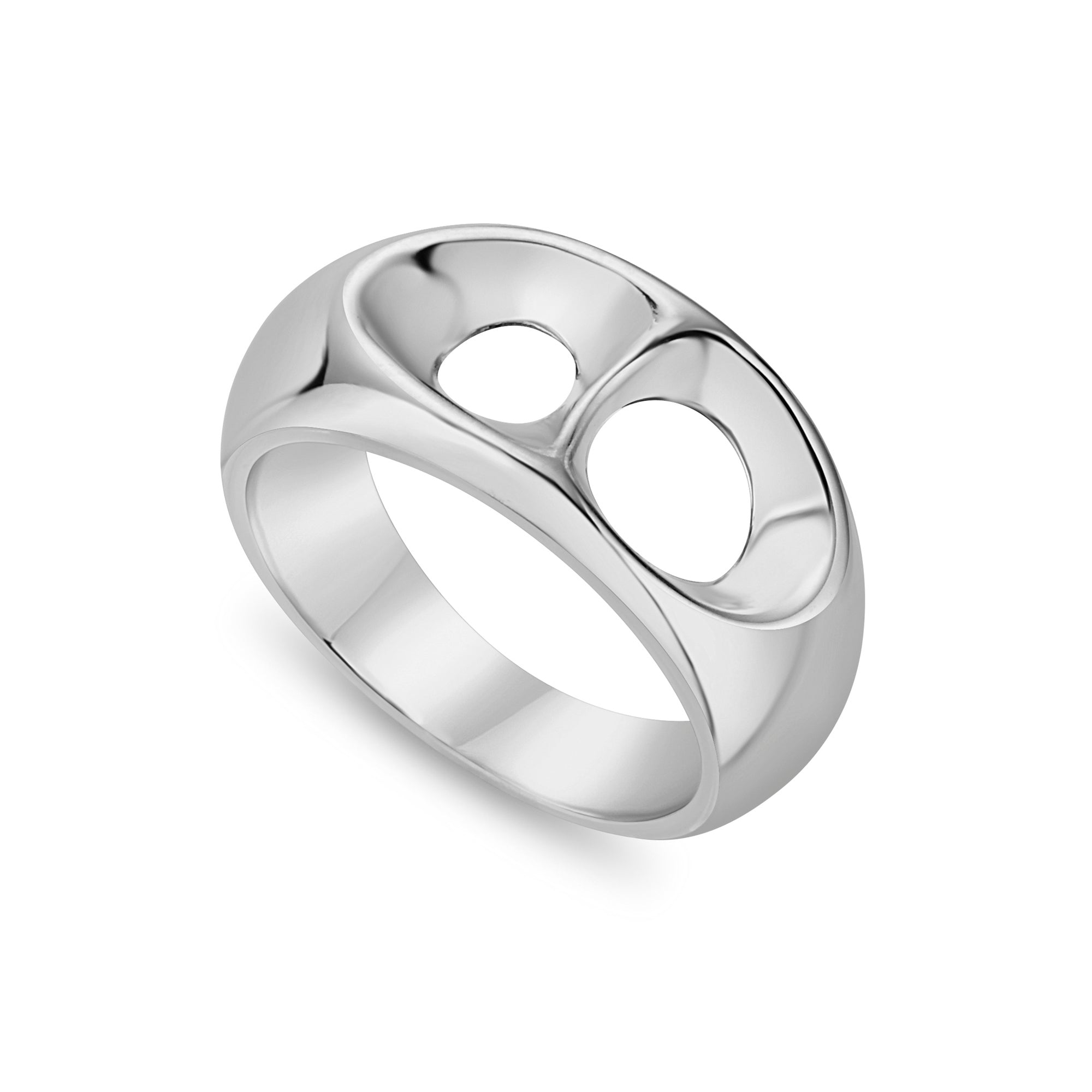 Luna Drop Ring Steel – NIMANY Studio