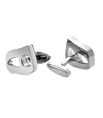 Luna Cufflink Steel – NIMANY Studio